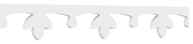 Taylorville Architectural Grade PVC Running Trim, 6"H x 5/8"P x 48"L ...