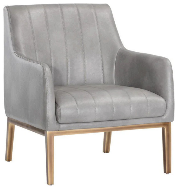 Allyson Lounge Chair, Bravo Metal - Contemporary - Armchairs And Accent ...