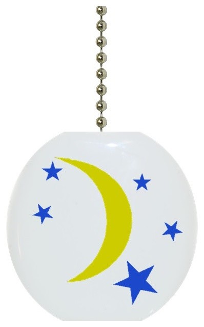 Celestial Moon and Stars Ceiling Fan Pull - Traditional - Ceiling Fan ...