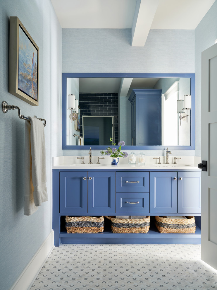 Primary Bathroom Design at Lake House - Beach Style - Bathroom - Grand Rapids - by A Lantz ...