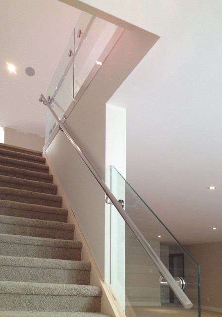 Interior Glass Railing Systems - Staircase - Toronto - by Glass Canada ...