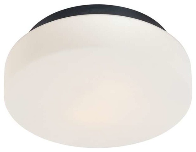 Pan Contemporary 14 1/2" Surface Mount, Satin Black - Contemporary ...