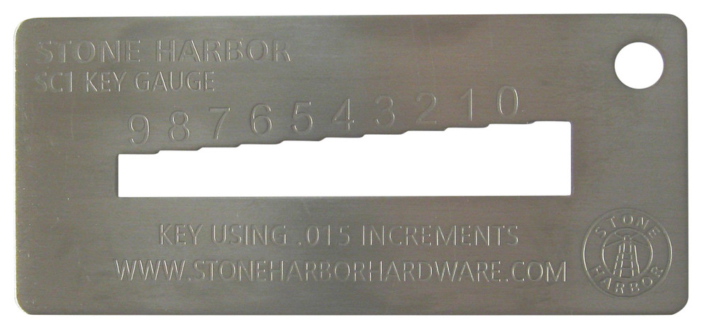 Schlage Key Gauge Decoder Rekey Locksmith Tool 9105, Default Title ...