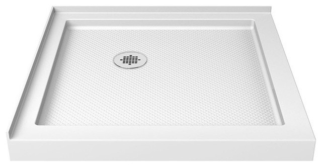 DreamLine SlimLine 32"x32" Double Threshold Shower Base - Contemporary ...