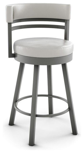 Round Swivel Counter Bar Stool - Canadian Made, Bar - Transitional ...