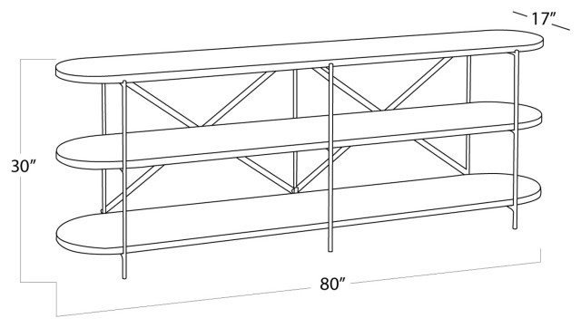 Workshop Console Table - Industrial - Console Tables - by Regina Andrew ...