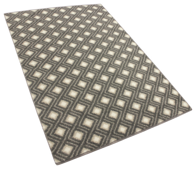 Diamond Design 3/8 Thick Indoor Area Rug Carpet, Diamante, 9x11 ...