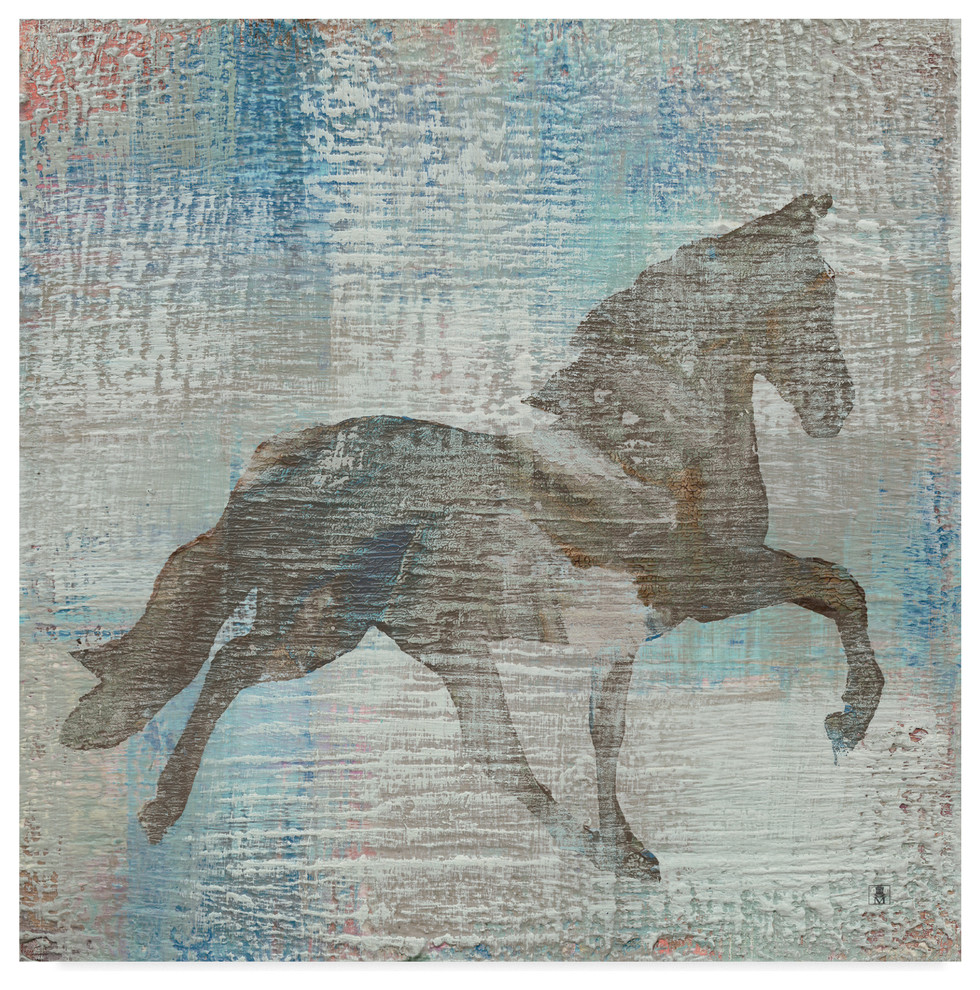 Studio Mousseau 'Cheval Ii Brown' Canvas Art, 14"x14" - Farmhouse ...