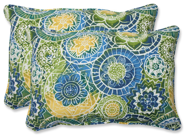 Omnia Lagoon Oversized Rectangular Throw Pillow, Set of 2 ...