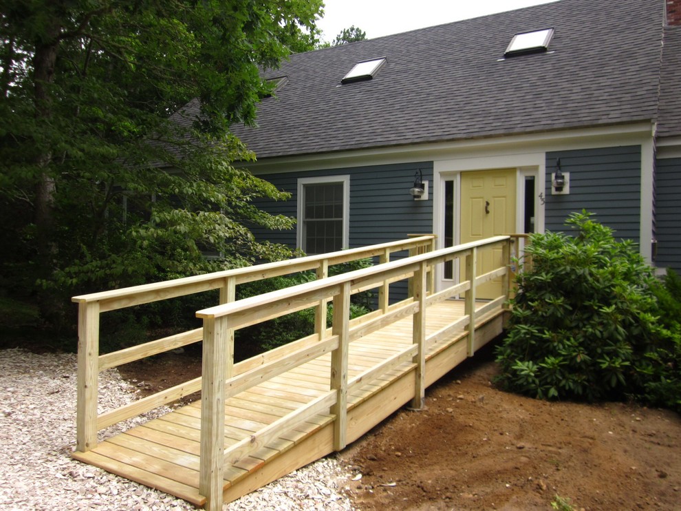 Handicap Ramp - Traditional - Boston - by Justin Savas Fine Carpentry ...