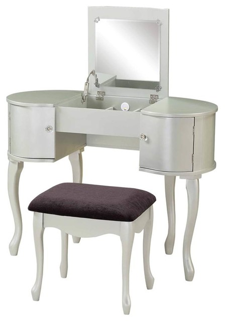 Linon Paloma Vanity Set - Traditional - Bedroom & Makeup Vanities - by ...