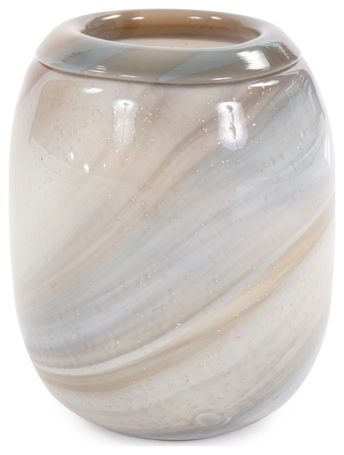 Sand Art Glass Vase - Contemporary - Vases - by Howard Elliott ...