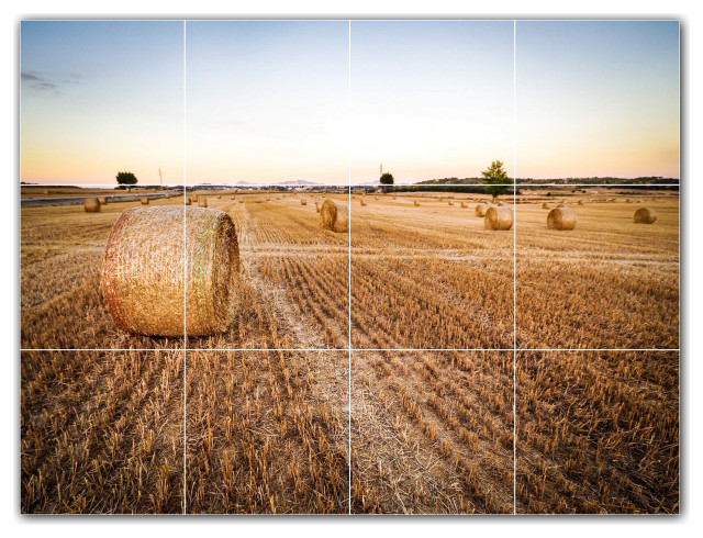 Farm Ceramic Tile Wall Mural HZ500586, 17" Wide x 12.75" High ...