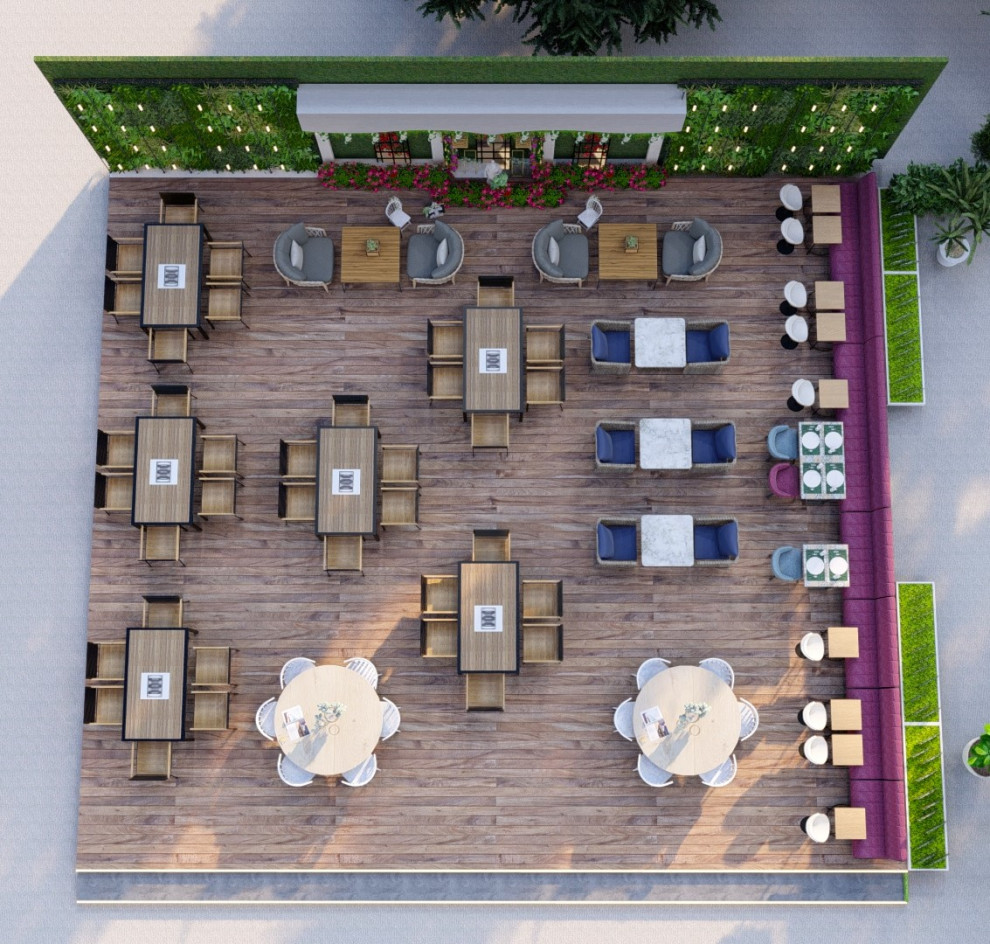 Eclectic Restaurant Design at Stanmore - Eclectic - Dining Room ...