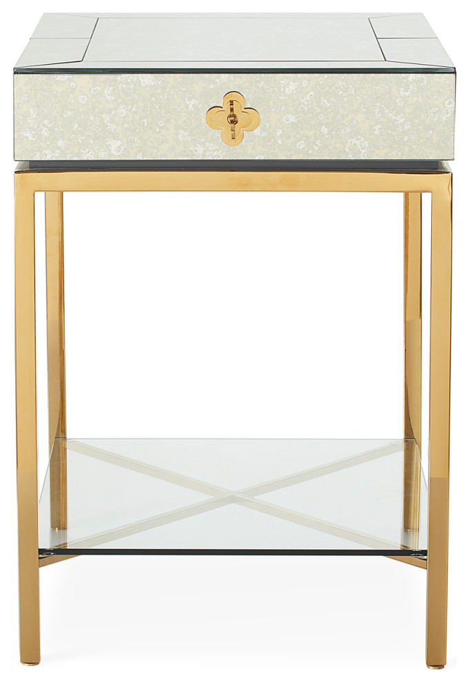 Delphine Tall Side Table - Contemporary - Side Tables And End Tables ...