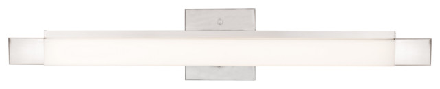 Soho Bathrrom Light Fixture, Brushed Nickel - Transitional - Bathroom ...