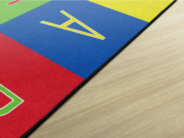 Flagship Carpets VA404-58A 10'9"X13'2" Alphabet Seating Educational Rug ...