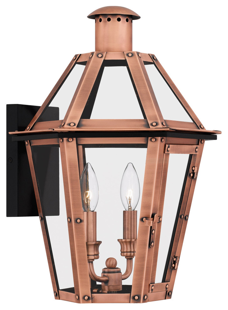 Luxury Rustic Wall Sconce, Rustic Copper, UQL1701 - Traditional ...