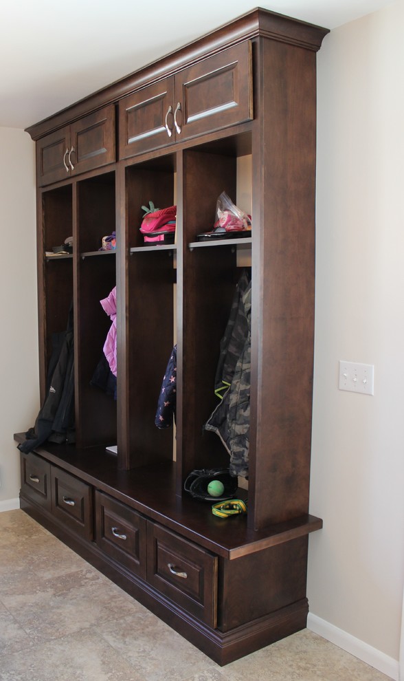Moline, IL- Control Kitchen Clutter With a Custom Locker - Traditional ...