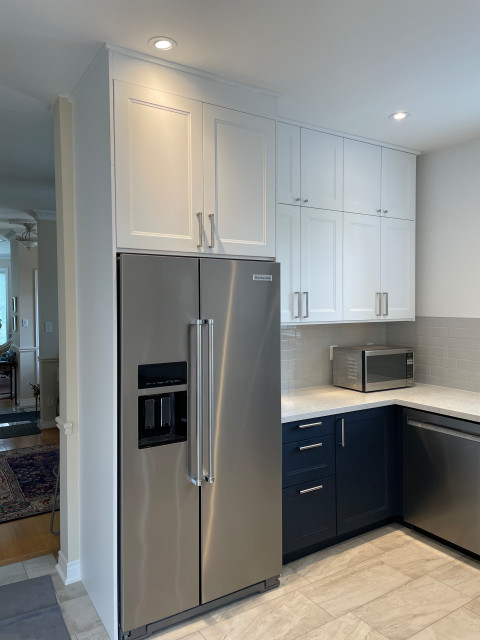 IKEA Kitchen - Axstad White and Axstad Blue - Kitchen - Toronto - by ...