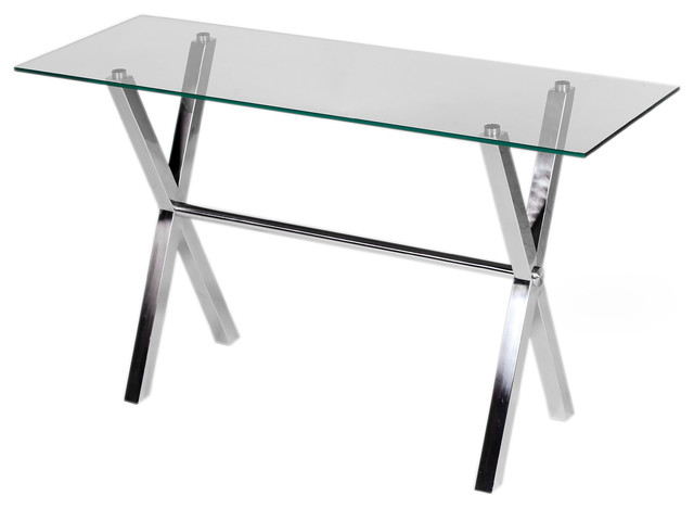 Ella Console Clear - Contemporary - Console Tables - by Pangea Home | Houzz
