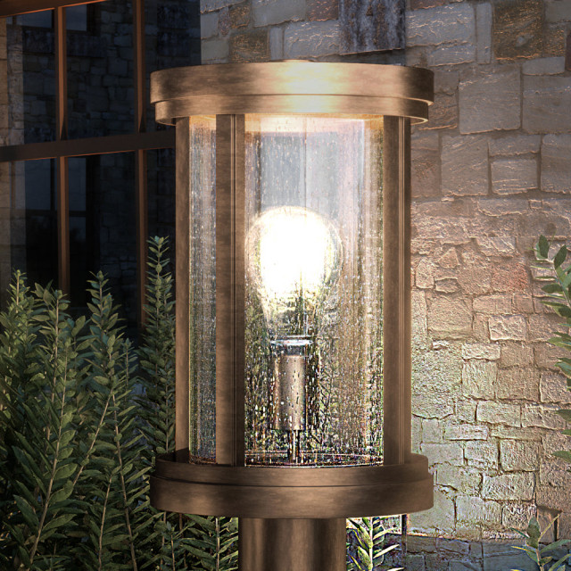 Luxury Nautical Post Light, Antique Brass, UEX1049 - Transitional ...
