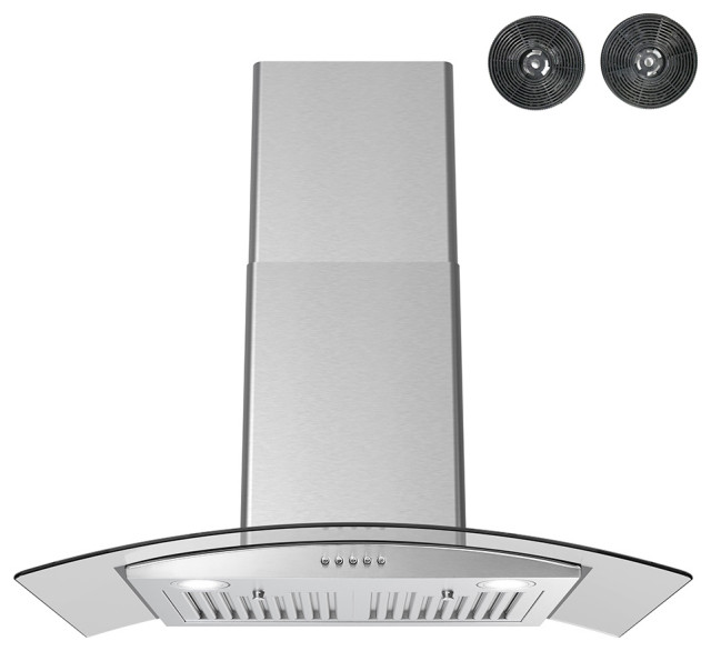 Streamline 30" Belluno Convertible Wall Mount Range Hood, Stainless ...