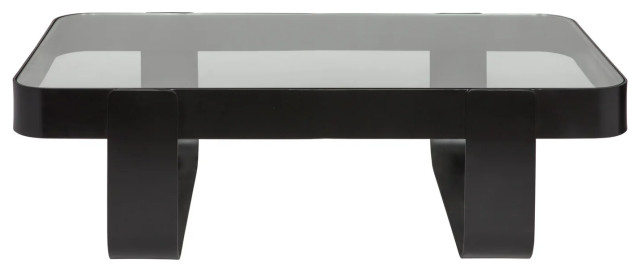 Luther Coffee Table, Metal - Industrial - Coffee Tables - by Rustic ...