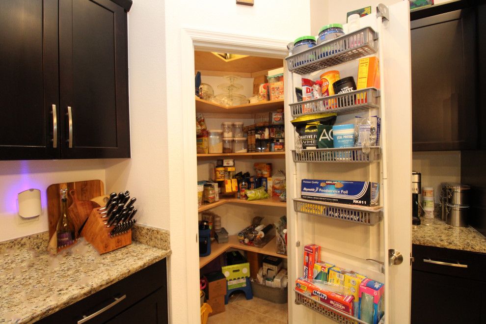 Custom Built-In Pantry Shelving System with Cleats - Kitchen - Tampa ...