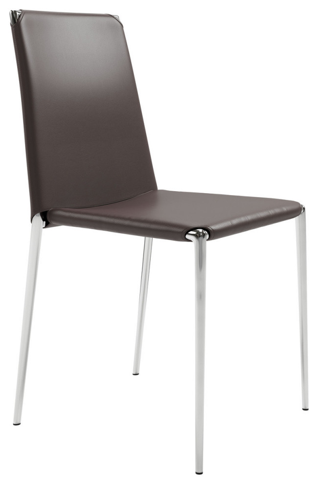 Alex Dining Chair (set Of 4) Espresso - Contemporary - Dining Chairs ...