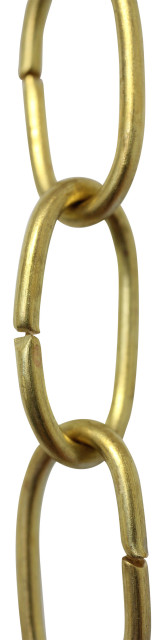 RCH Hardware Brass Small Loop Chandelier Chain, U25 - Lighting Hardware ...