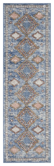 Nourison Quarry Runner Area Rug, 2'2"x7'6" - Southwestern - Hall And ...