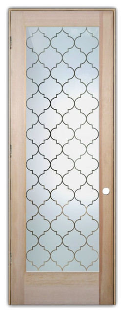 Interior Prehung Door or Interior Slab Door - Ogee - Primed - 28" x 80 ...