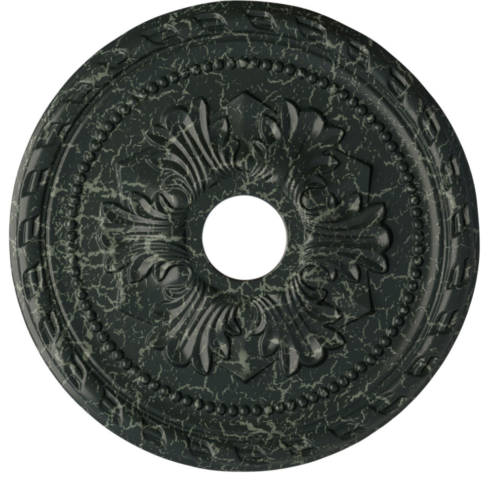 20 7/8"ODx3 5/8"IDx1 5/8"P Palmetto Ceiling Medallion - Traditional ...