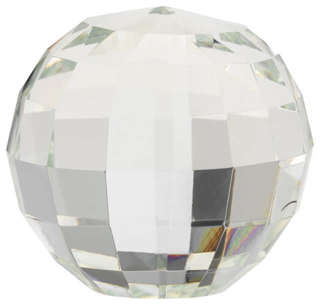 Crystal 3" Orb, Clear - Contemporary - Decorative Objects And Figurines ...