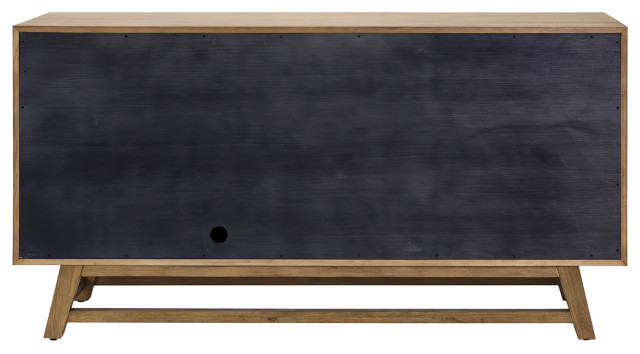 Mid-Century Modern Wood Sideboard, Dining Storage Cabinet,Fully ...