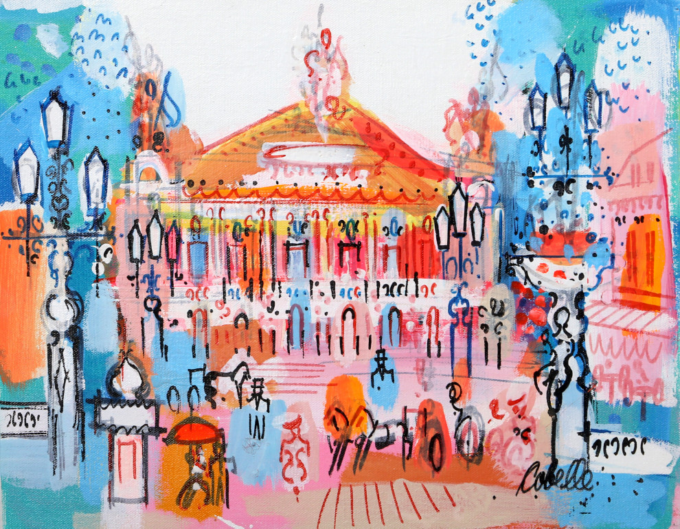 Pantheon 9, Charles Cobelle, 12x16 - Contemporary - Paintings - by ...