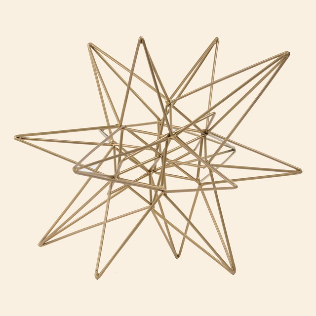 Metal Star Figurine, Medium - Contemporary - Decorative Objects And ...