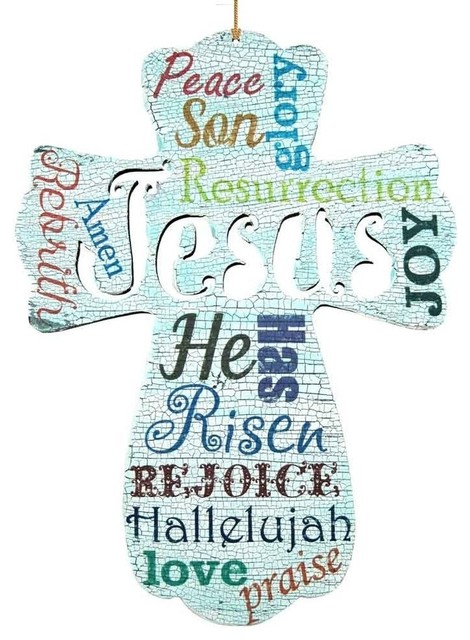 Jesus Cross Magnets, Set of 3 - Rustic - Christmas Ornaments - by G ...