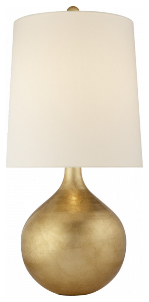 Warren Table Lamp, 1-Light, Gild, Linen Shade, 32.5"H (ARN 3601G-L ...