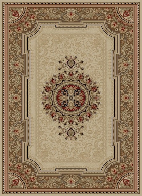 Chateau Ivory 5'3" Round, 7'10"x10'10" - Area Rugs - by Concord Global ...