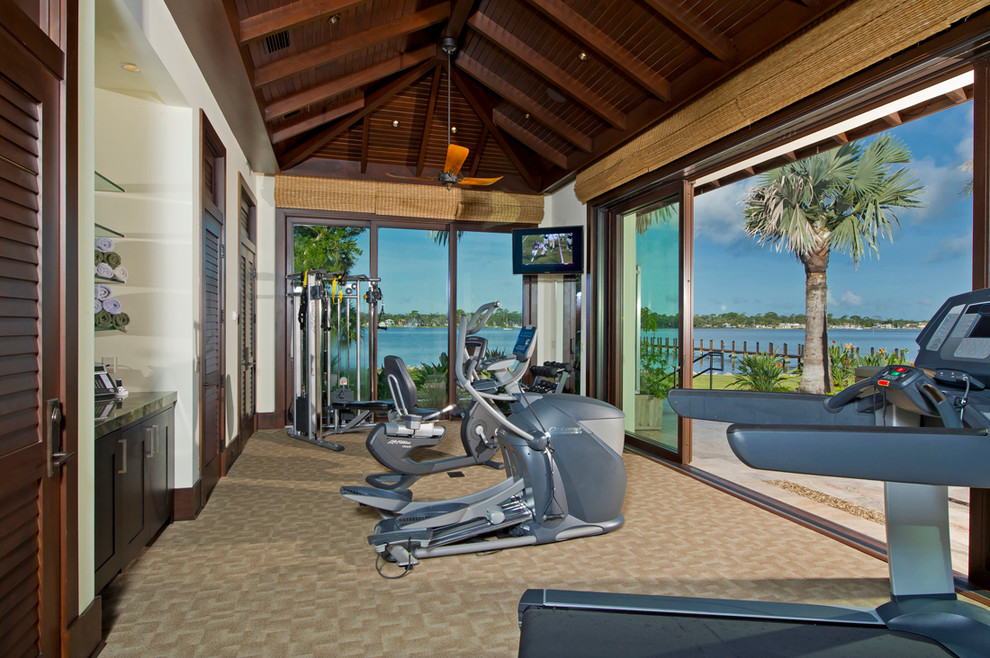Paradise Dawn - Tropical - Home Gym - Orlando - by Charles Clayton ...