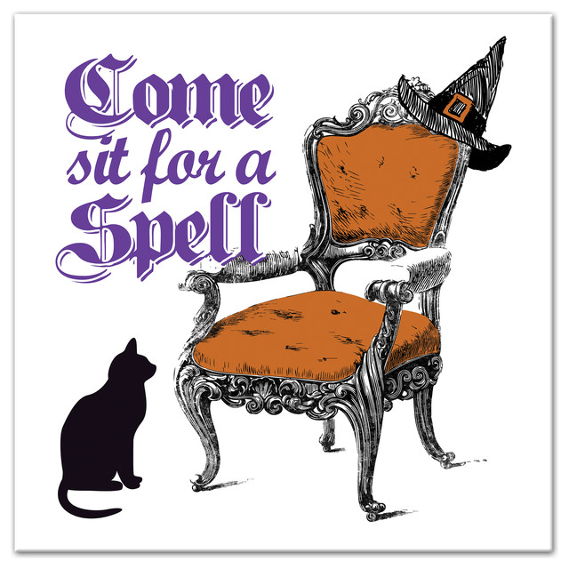 Come Sit for a Spell Print on Canvas - Contemporary - Prints And Posters - by Designs Direct | Houzz