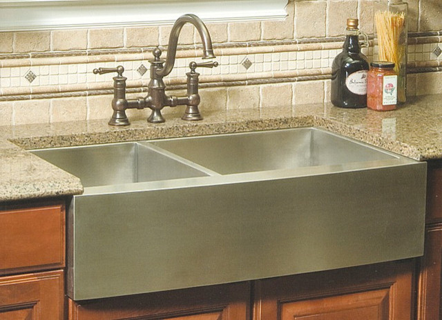 Stainless Apron Front Sink - positive reveal - 3/4" ok?
