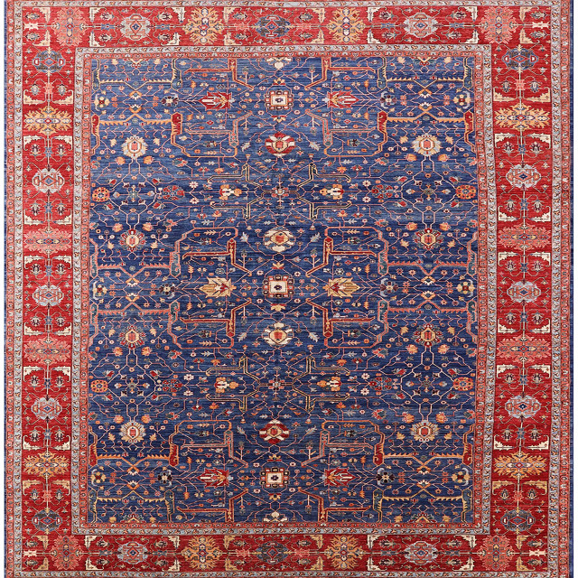 Ahgly Company Indoor Rectangle Mid-Century Modern Area Rugs, 5' x 7', 3 ...