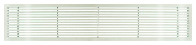 AG20 6"x24" Aluminum Fixed Bar Air Vent Grille, White Gloss ...