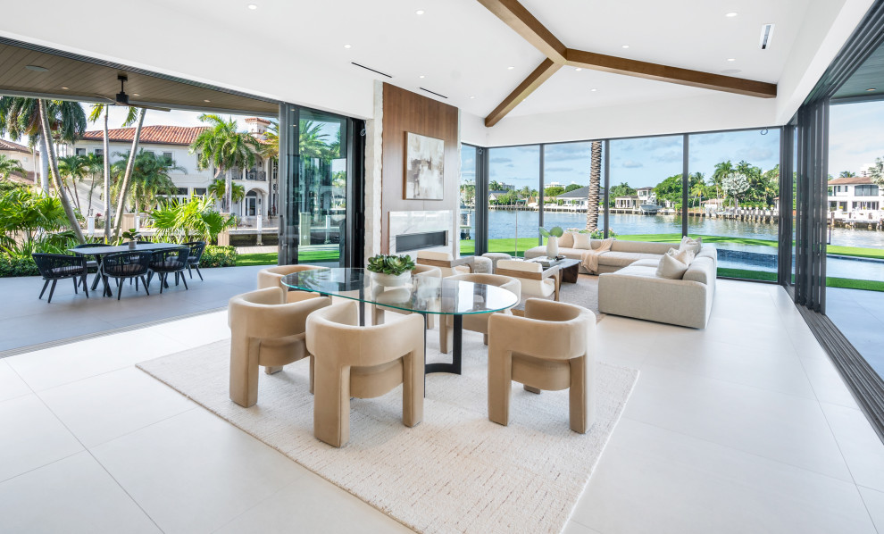 By the Bay - Contemporary - Dining Room - Miami - by Showhomes Premier ...