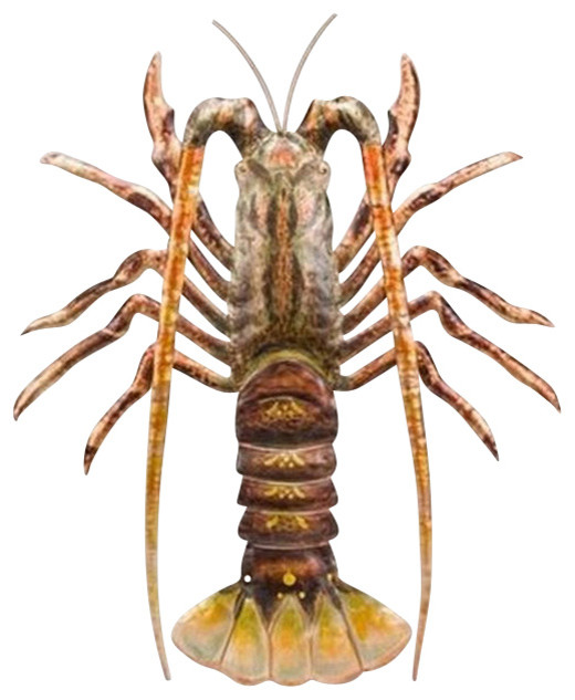 Metal Lobster Sculpture - Beach Style - Decorative Objects And ...