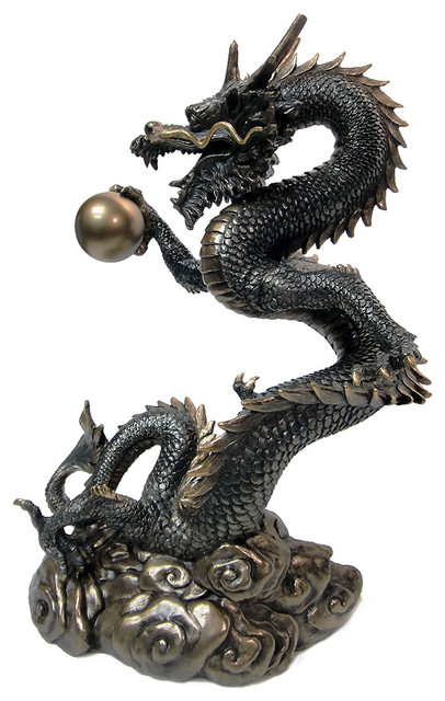 Asian Four Toe Dragon - Asian - Decorative Objects And Figurines - by T ...