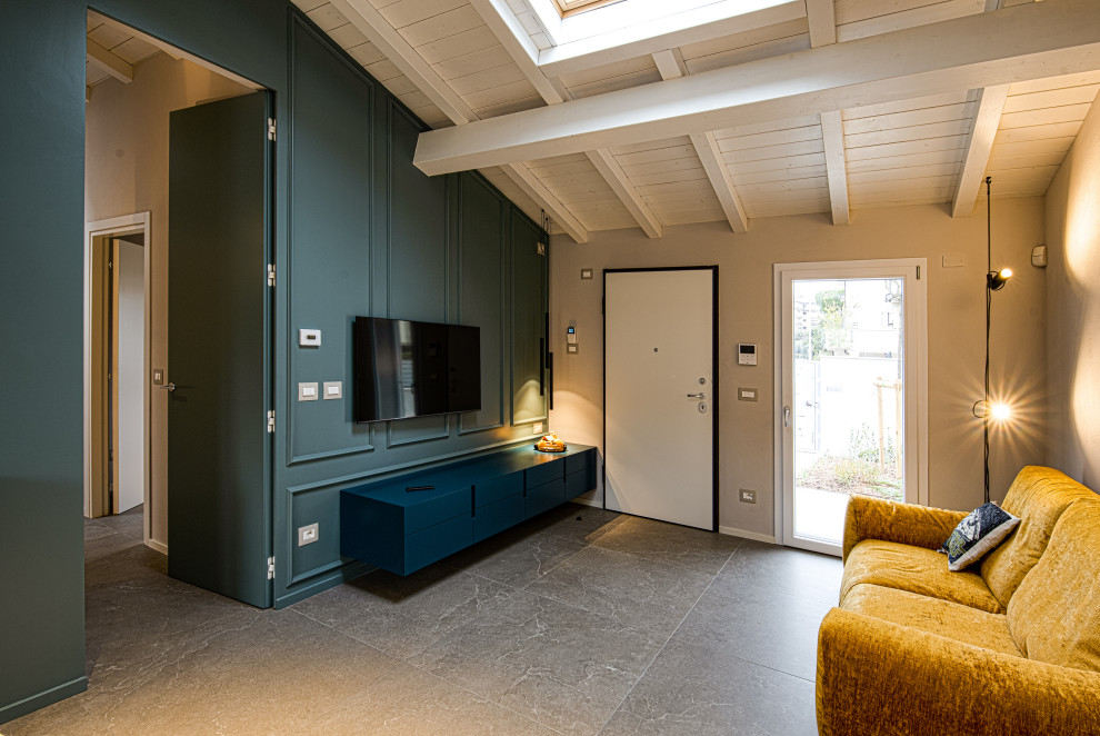 Terra tetto con travi a vista - Modern - Living Room - Florence - by ...